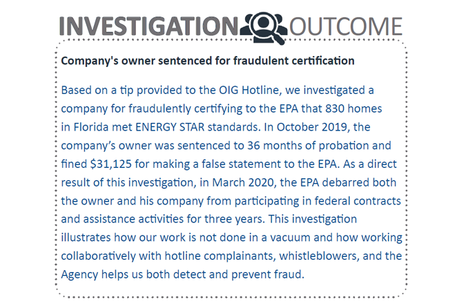 EPA OIG Organization Profile | EPA's Office of Inspector General | US EPA